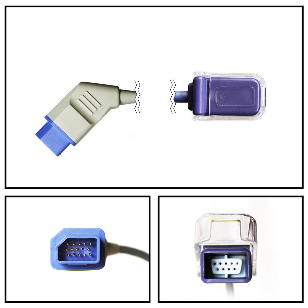 Cable extención NIHON KOHDEN 14 PIN PARA OXIMAX CABLE DE EXTENSIÓN DB9 ...