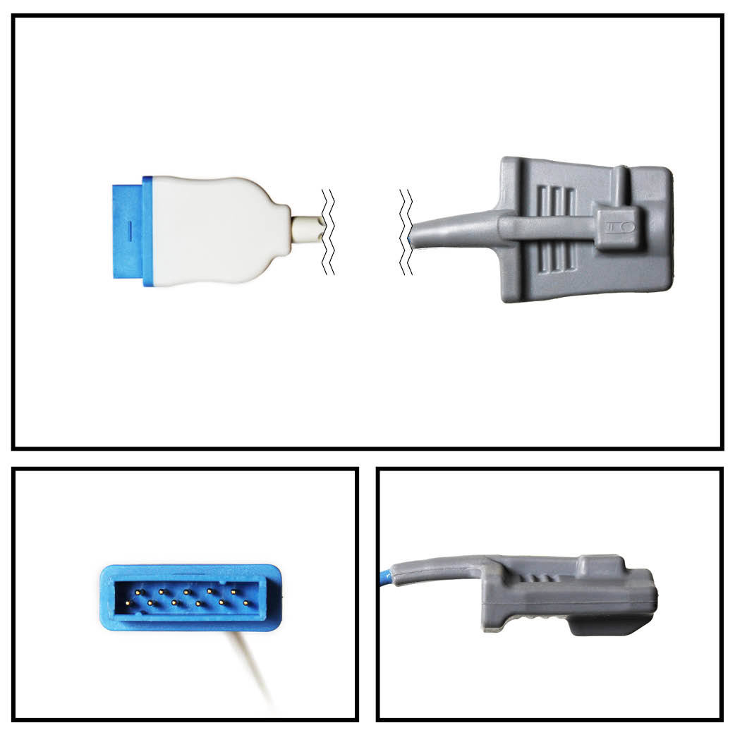 Sensor spo2 (blando adulto) ge marquette 10 ft. con oximax | RESCUE