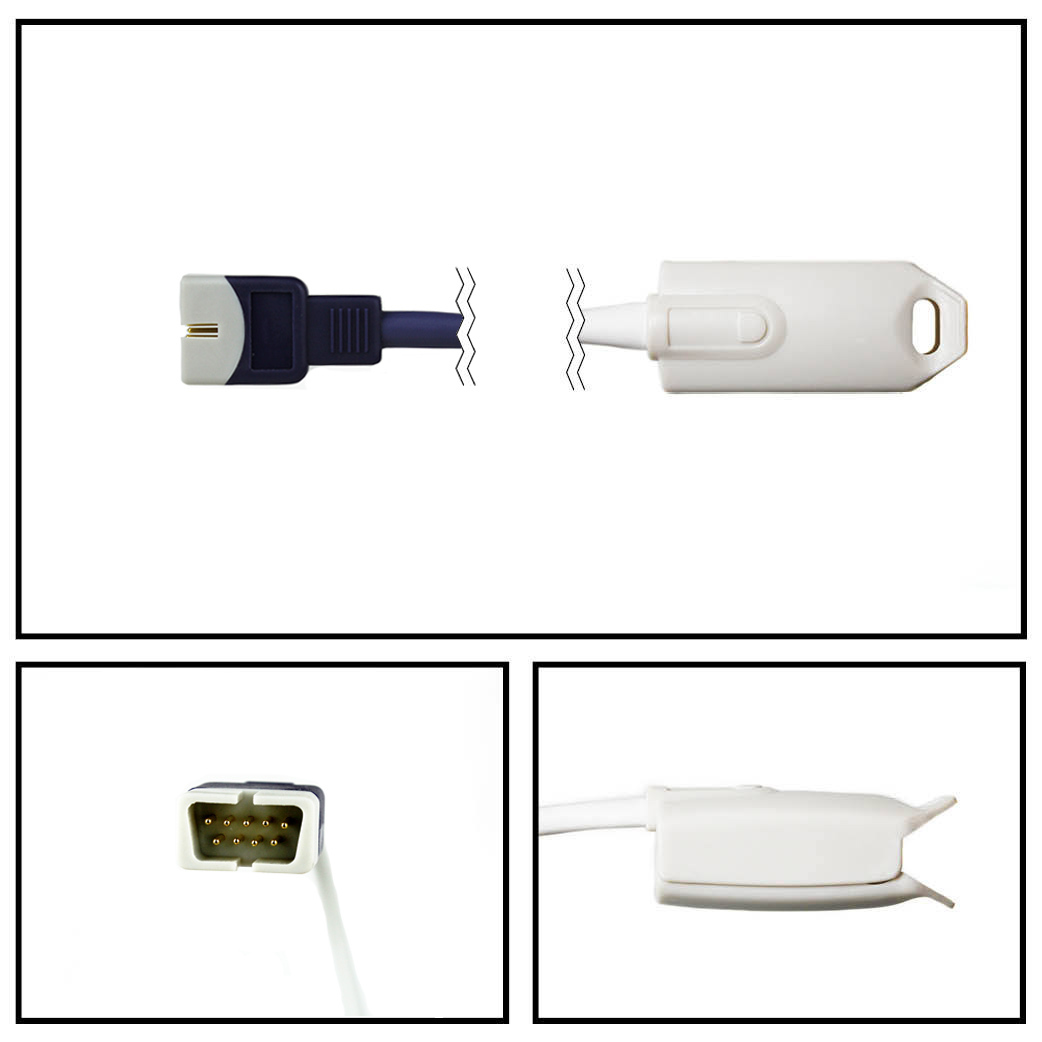 Sensor SPO2 DB9 (DS100A, 70124021) cascara dura Nellcor Compatible ...