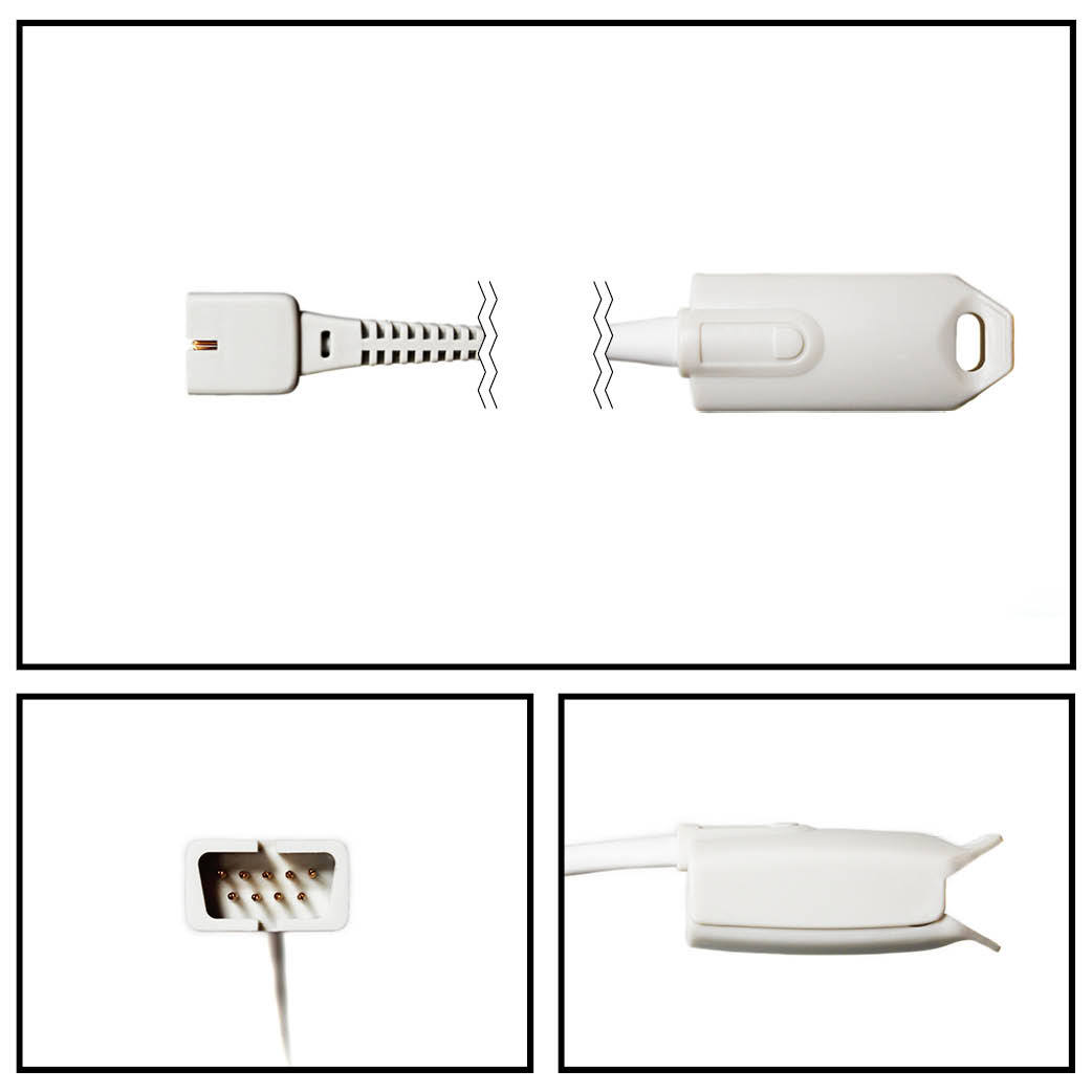 Sensor SPO2 (M1196T) (cascara dura ) Phillips DB9 3 FT. | RESCUE
